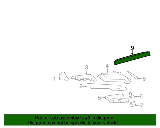 906-830-10-23-9051 - Side Duct 2014-2018 Mercedes-Benz Sprinter 2500 ...