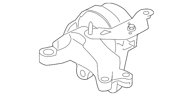 Genuine OEM Ford - Upper Trans Mount DA5Z-6038-B | OEM Ford Parts ...