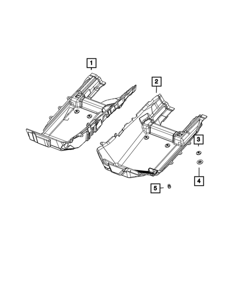 Carpets, Floor Mats, Load Floor, and Silencers for 2025 Jeep Gladiator ...