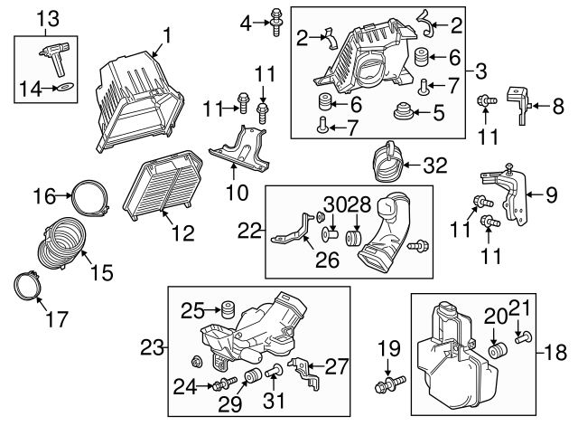 2015-2016 Honda CR-V Stay Bracket 17263-5LA-A00 | Cheaper Honda Parts