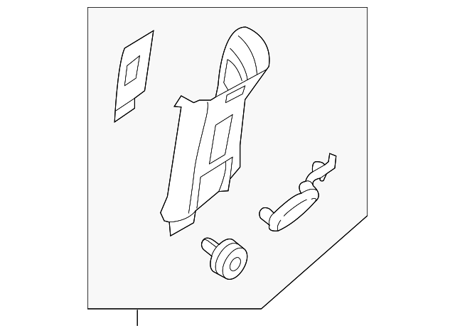 85860-A9500GBU - Pillar Trim 2015-2021 Kia Sedona | Kia.Parts Store
