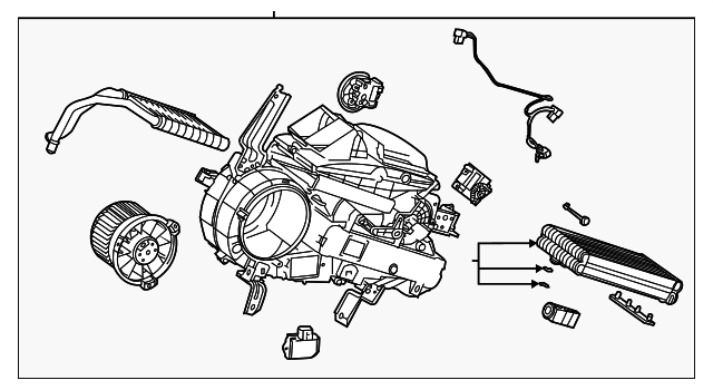 87030-0E080 - AC & Heater Assembly - 2020-2023 Toyota Highlander ...