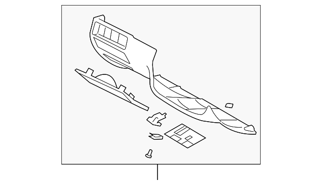 2007-2008 Kia Spectra5 | Panel Cover | 84750-2F272VA | Kia Auto Parts