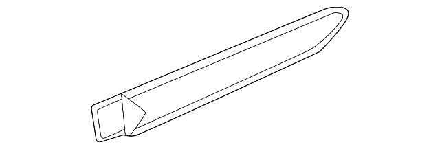 84134888 - Front Passenger Side Door Molding 2018-2024 Buick Enclave ...