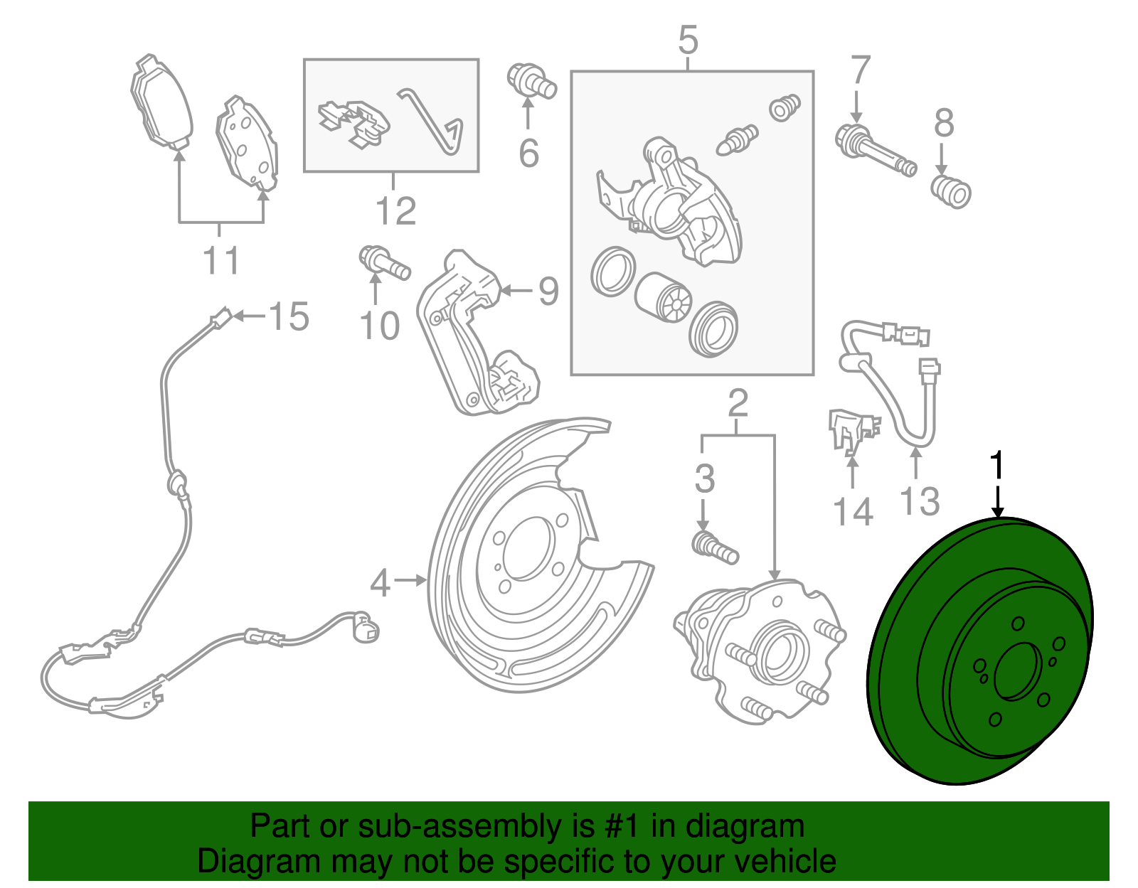 2008-2018 Toyota Rotor 42431-12290 | OEM Parts Online