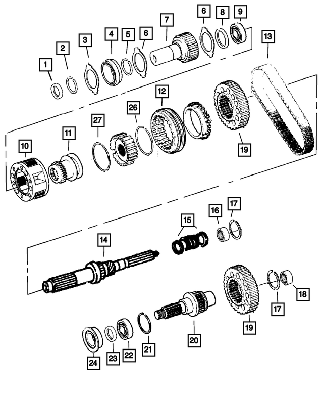 2001-2018 Mopar Transfer Case Planetary 68196327AA | QuirkParts