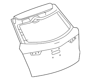 2022-2023 Cadillac XT5 Lift Gate 85127766 | GMPartsDirect.com
