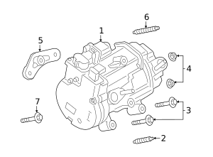 2020-2024 Ford OEM Compressor Assembly Bolt W720015-S442 | Ford Parts ...
