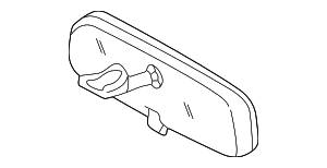 87810-AA010 - Mirror Inside 1997-2003 Toyota | Direct Factory Parts