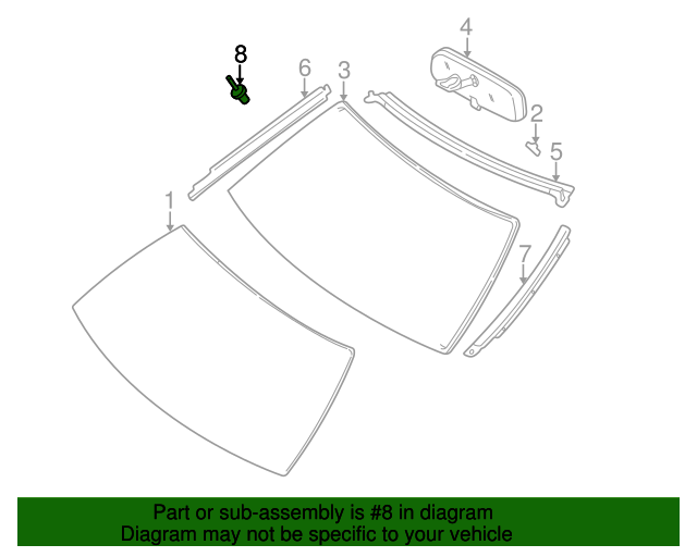 1997-2024 Toyota Side Molding Rivet 90269-05035 | Toyota Parts Center