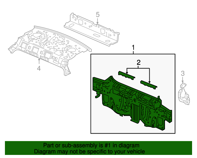 66100-TBG-306ZZ - Panel Set, Rear - 2016-2020 Honda Civic | Honda Car ...