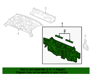 66100-TBG-306ZZ - Rear Body Panel 2016-2020 Honda Civic | Honda Parts ...