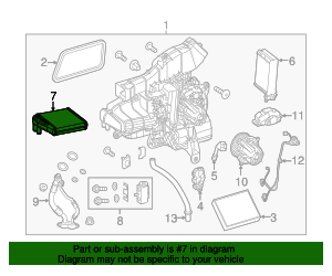 2016-2023 Mercedes-Benz Metris Heater Core 000-830-64-01 | World ...