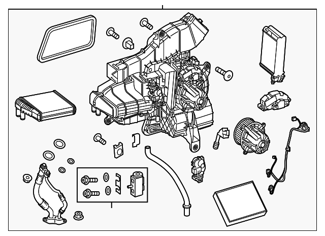 447-830-07-60 - AC & Heater Assembly 2016-2023 Mercedes-Benz Metris ...
