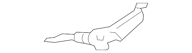 Genuine Toyota Side Seal part# 53867-07010 for 2013-2018 Toyota Avalon ...