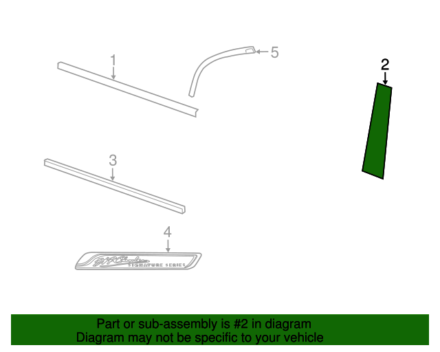 2008-2020 Mopar Applique - Passenger Side (RH) 5020664AD | TascaParts.com