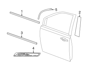 2008-2020 Mopar Applique - Driver's Side (LH) 5020665AD | TascaParts.com