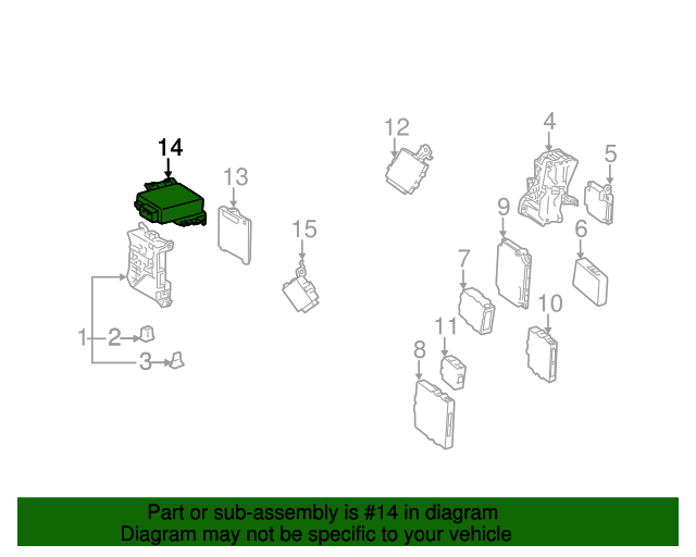 2013-2014 Lexus CT200h Power Steering Control Module 89650-76061 | OEM ...