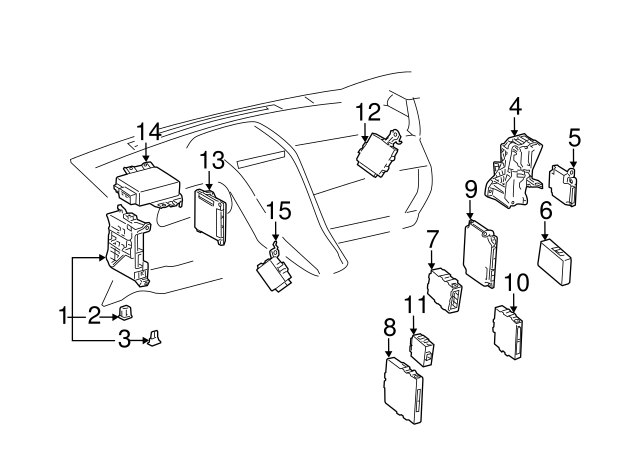 2013-2014 Lexus CT200h Power Steering Control Module 89650-76061 ...