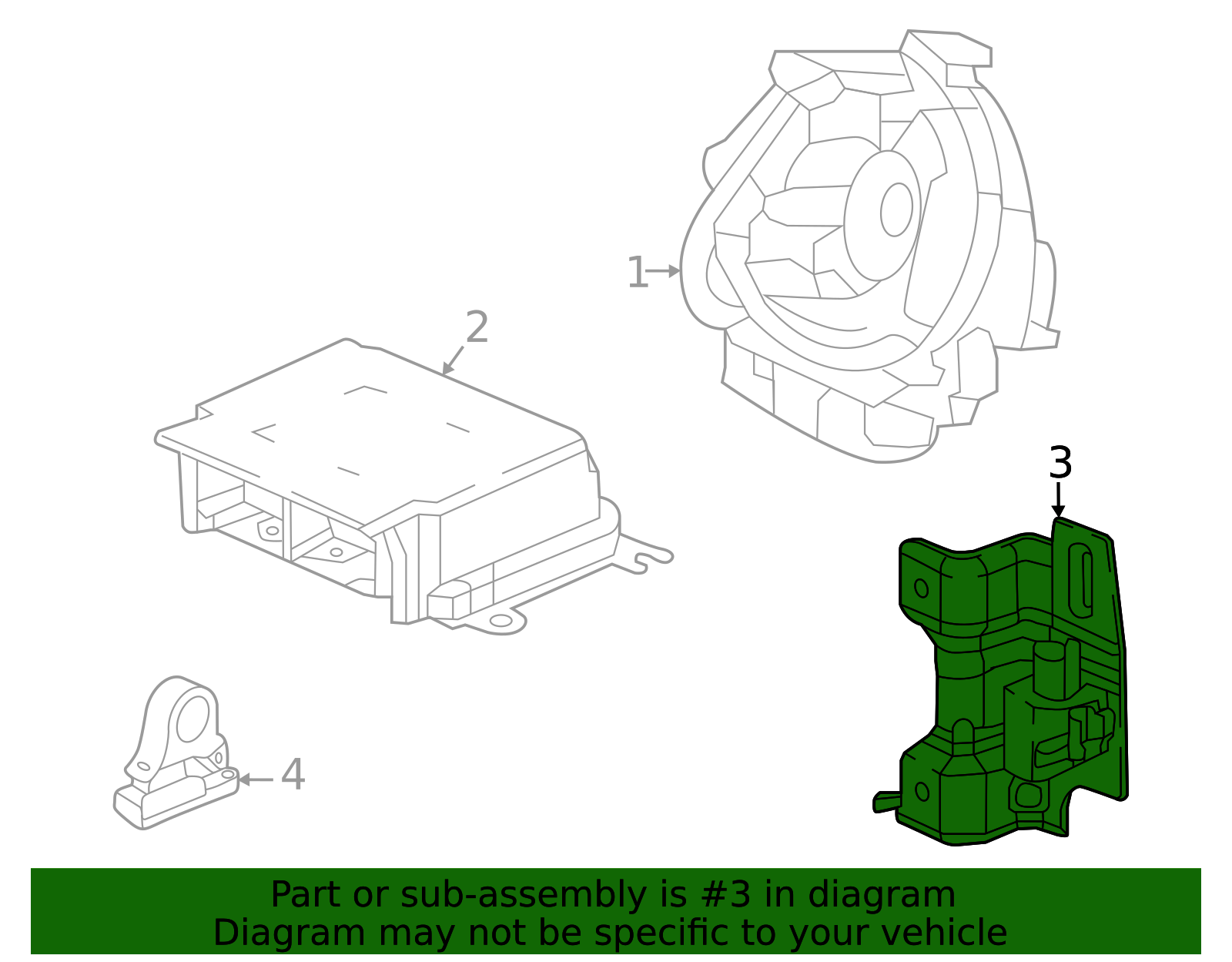 77930-T20-B12 - 2022-2025 Honda Civic - Air Bag Impact Sensor | Genuine Honda Parts