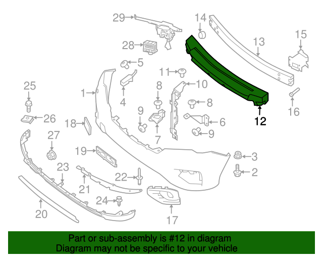2017-2020 Nissan Pathfinder Absorber 62090-9PF0A | OEM Parts Online