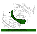 2017-2020 Nissan Pathfinder Bumper Cover 62022-9PF0H | Nissan Parts Plus