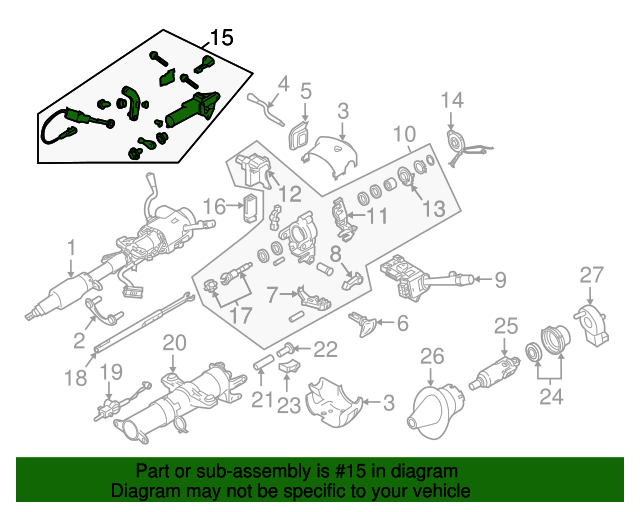 2008-2013 GM Auto Trans Control 19180082 | TascaParts.com