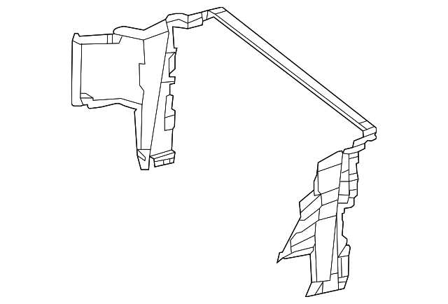 172-505-04-30 - Upper Baffle 2012-2016 Mercedes-Benz SLK 55 AMG ...