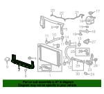 2016-2017 Chevrolet Equinox Lower Radiator Air Baffle 23301575 ...