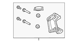 Genuine OEM Caliper Support Part# LR084121 Fits 2017-2024 Land Rover ...