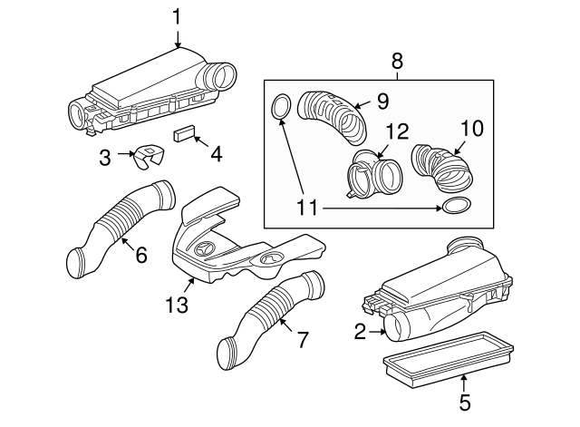 2003-2008 Mercedes-Benz Engine Cover 113-010-09-67 | AutoNationParts.com