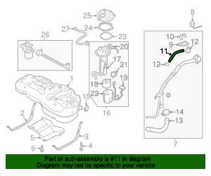 31071-3W500 - Vent Hose 2011-2016 Kia Sportage | Kia.Parts Store