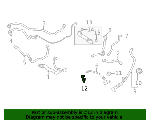 Genuine BMW 17-12-8-654-893 | Hose & Tube Assembly Bracket | FREE ...