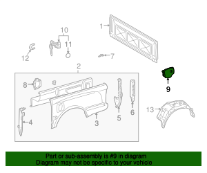 77305-04040 - 2001-2004 Toyota Tacoma - Fuel Filler Door | Discount ...