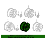 2016-2019 Chevrolet 20x9-Inch Aluminum Wheel 23220754 GM ...