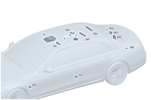 Interior Lamps/Sockets for 2021 Mercedes-Benz Maybach S 580 | Mercedes ...