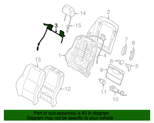 52108099137 - 2000-2010 BMW Release Cable (52-10-8-099-137) | BMW of ...