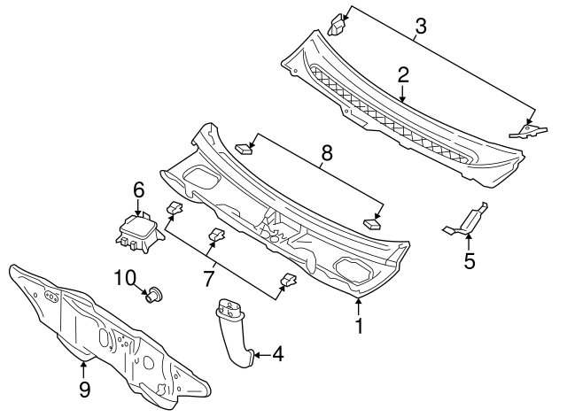 2005-2019 Ford Rear Body Panel Plug -377977-S | QuirkParts