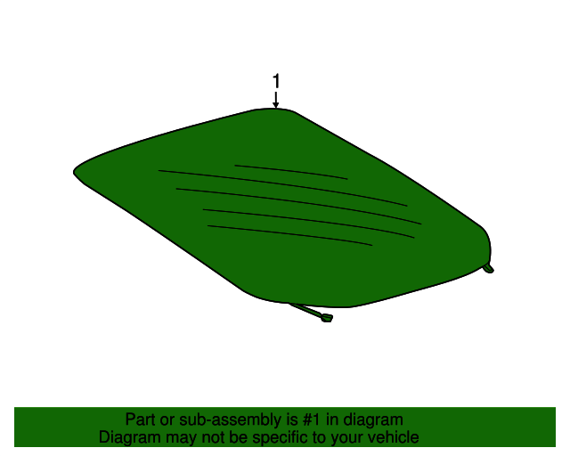 23234470 GM Rear Window | GM Parts Store