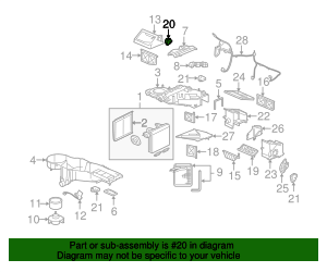 1999-2009 GM Heating and Air Conditioning Air Inlet Door Actuator ...