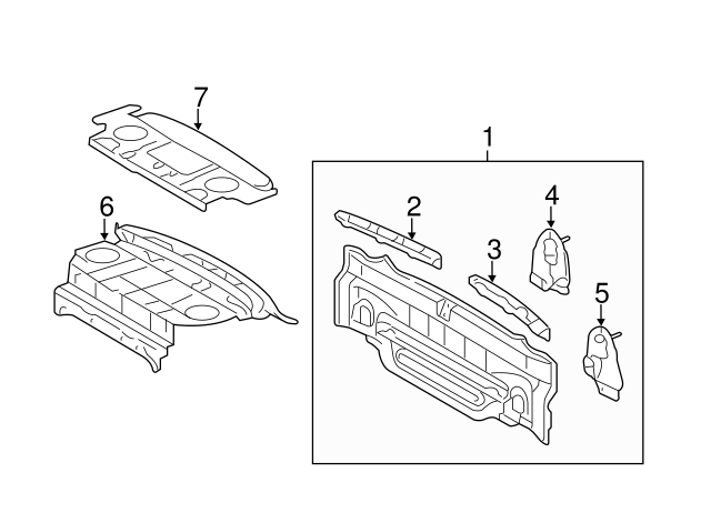 58307-06100 - Rear Body Panel - 2007-2011 Toyota Camry | DiscMonster