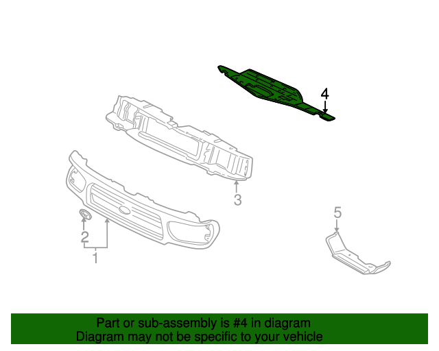 Genuine OEM Ford Part - Sight Shield XL2Z-8C291-AA | Genuine OEM Ford ...