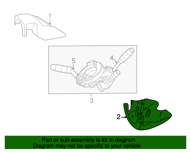 2003-2009 Land Rover Range Rover Steering Column Cover FCL000110PVA ...