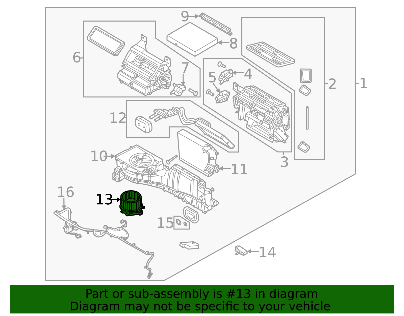 MB3Z-19805-C - Blower Motor 2021-2024 Ford Bronco | AutoNation Parts