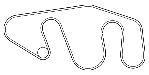 2012-2017 Nissan Serpentine Belt 11720-1PD0A | TascaParts.com