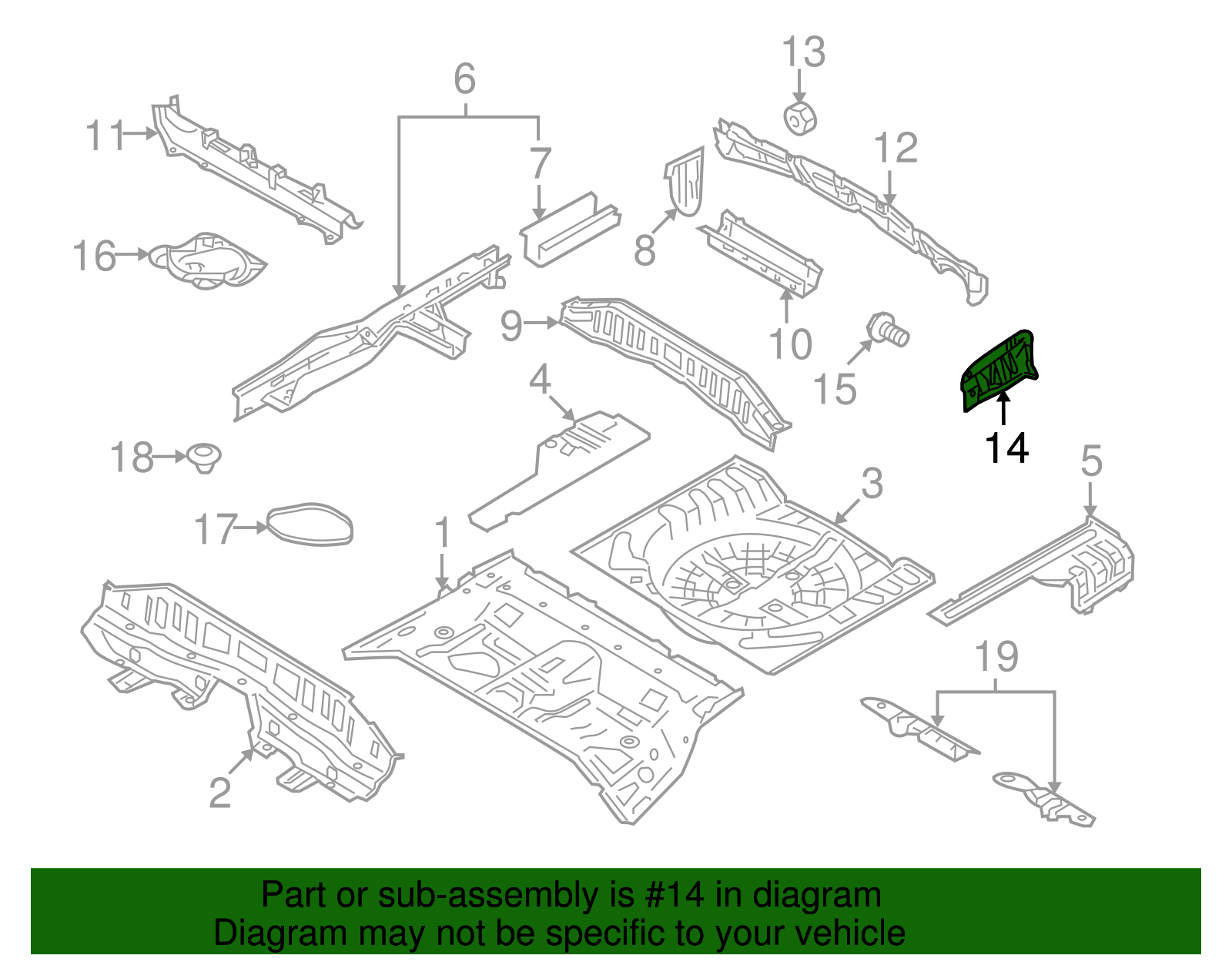2008-2015 Nissan Side Shield 74776-JM00A | Melloy Nissan Parts