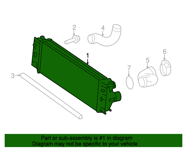 906-501-01-01 - Inter-Cooler 2010-2012 Mercedes-Benz | Mercedes-Benz ...