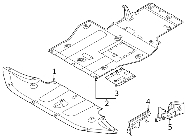 2022-2024 Genesis GV70 Panel Assembly Under Cover 29110-AR000 | OEM ...