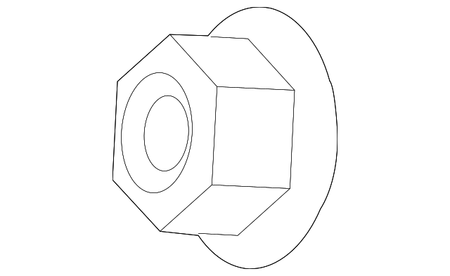 2014-2024 GM Buckle Nut 11609656 GM | GMPartsDirect.com