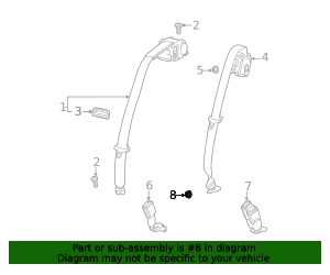 2014-2024 GM Buckle Nut 11609656 GM | GMPartsDirect.com